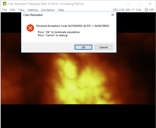 FlatOut [EM-009] [1.04] · Issue #708 · Cxbx-Reloaded/game-compatibility ...