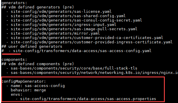 sas-access.properties is not being picked up into kustomization.yaml · Issue #138 · sassoftware ...
