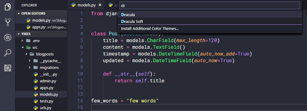 Darker shades? · Issue #30 · dracula/visual-studio-code · GitHub