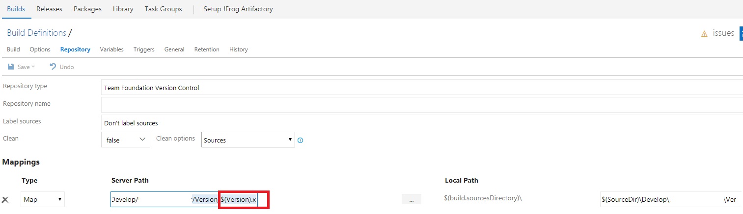 Environment variable parsing to Repository\ServerPath field doesn't work as expected · Issue ...