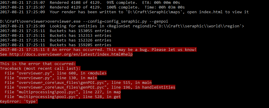 Uknown syntax error when generating POIs · Issue #940 · overviewer/Minecraft-Overviewer · GitHub