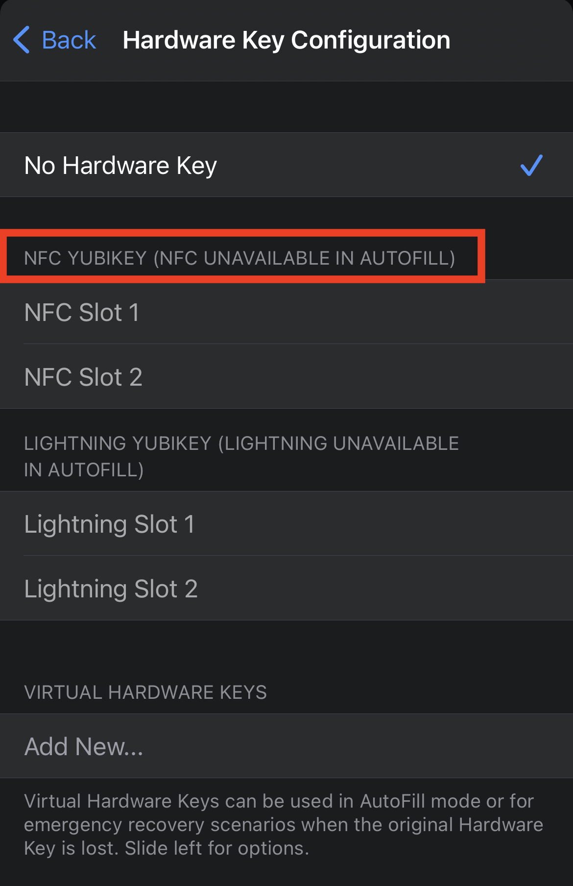 Hardware Key Support For Autofill · Issue 485 · Strongbox Password