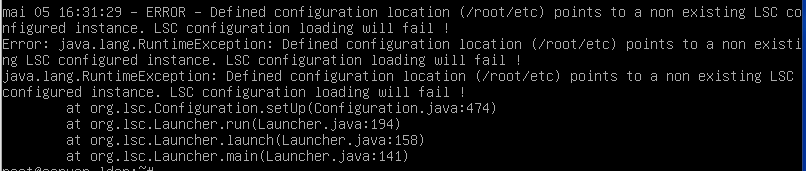 org.lsc.configuration.PluginConnectionType cannot be cast to org.lsc.configuration ...