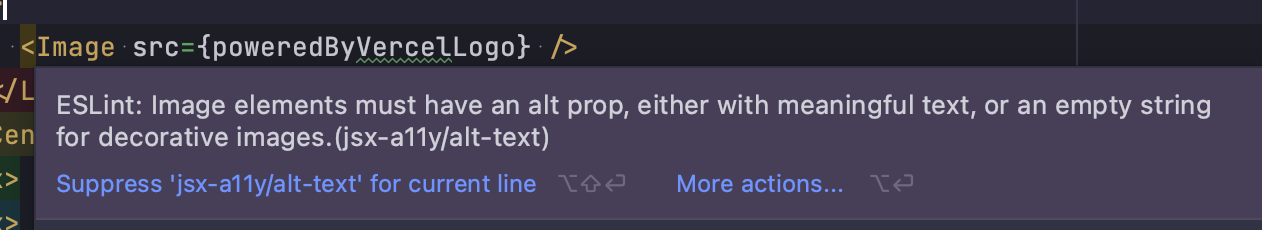 Setup `jsx-a11y/alt-text` ESLint rule properly · Issue #227 · Belco90/octochangelog · GitHub