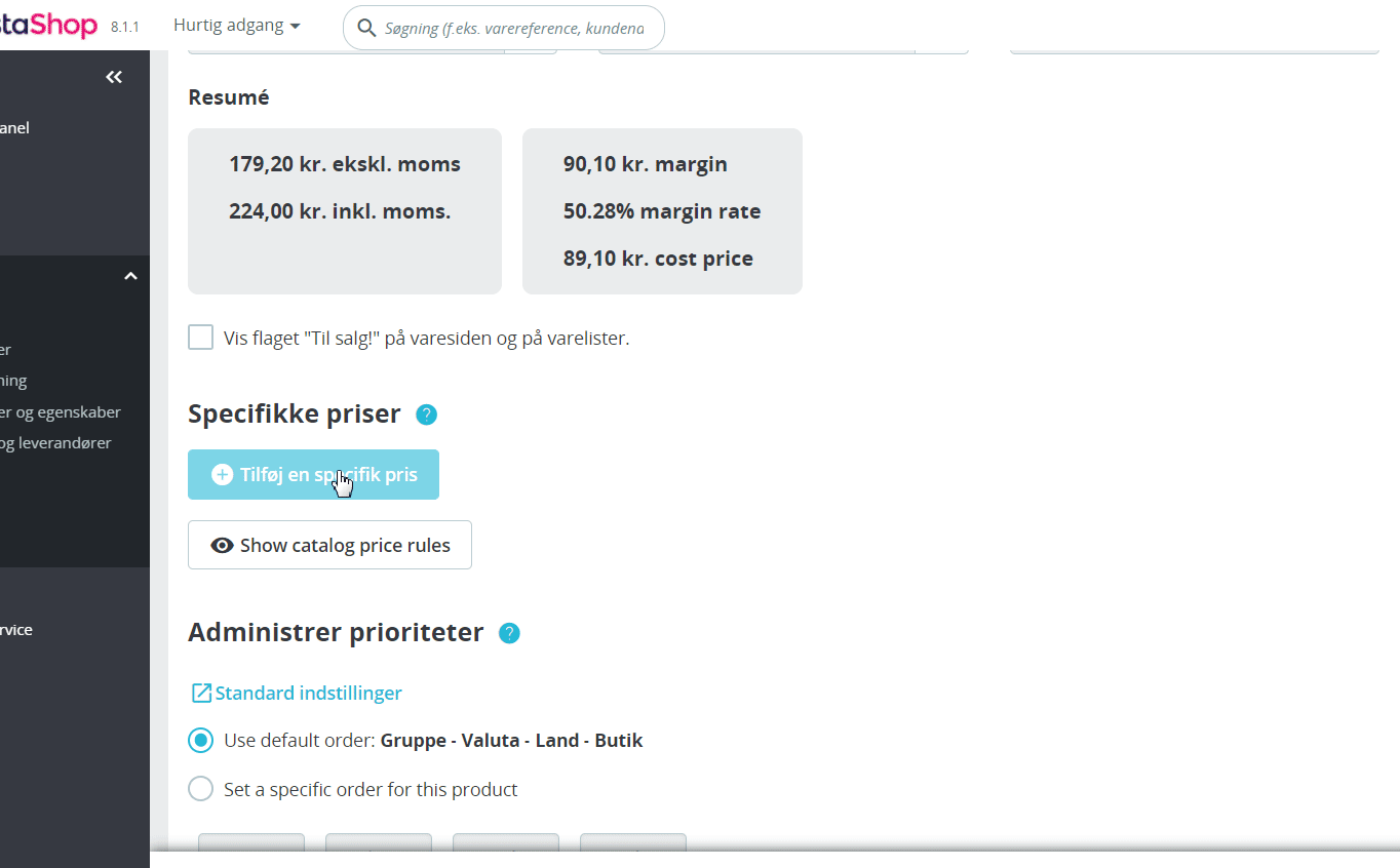 Specific Price For Product Error With Comma period When Setting