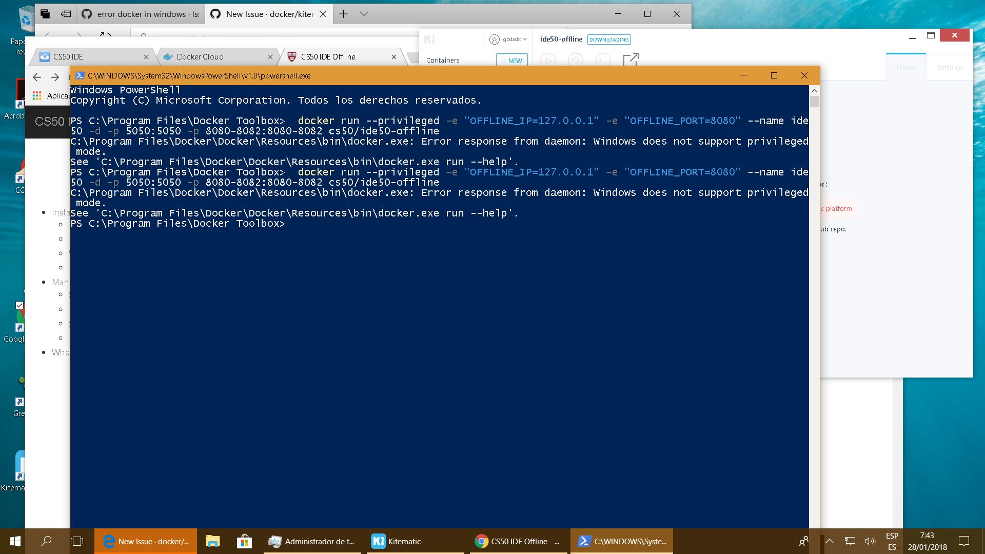 i cannot use cs50ide offline - error message in windows · Issue #3543 · docker/kitematic · GitHub
