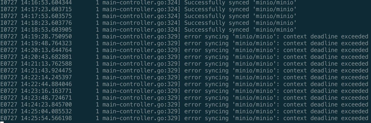 Console not getting deployed, operator stuck with error: context deadline exceeded · Issue #201 ...