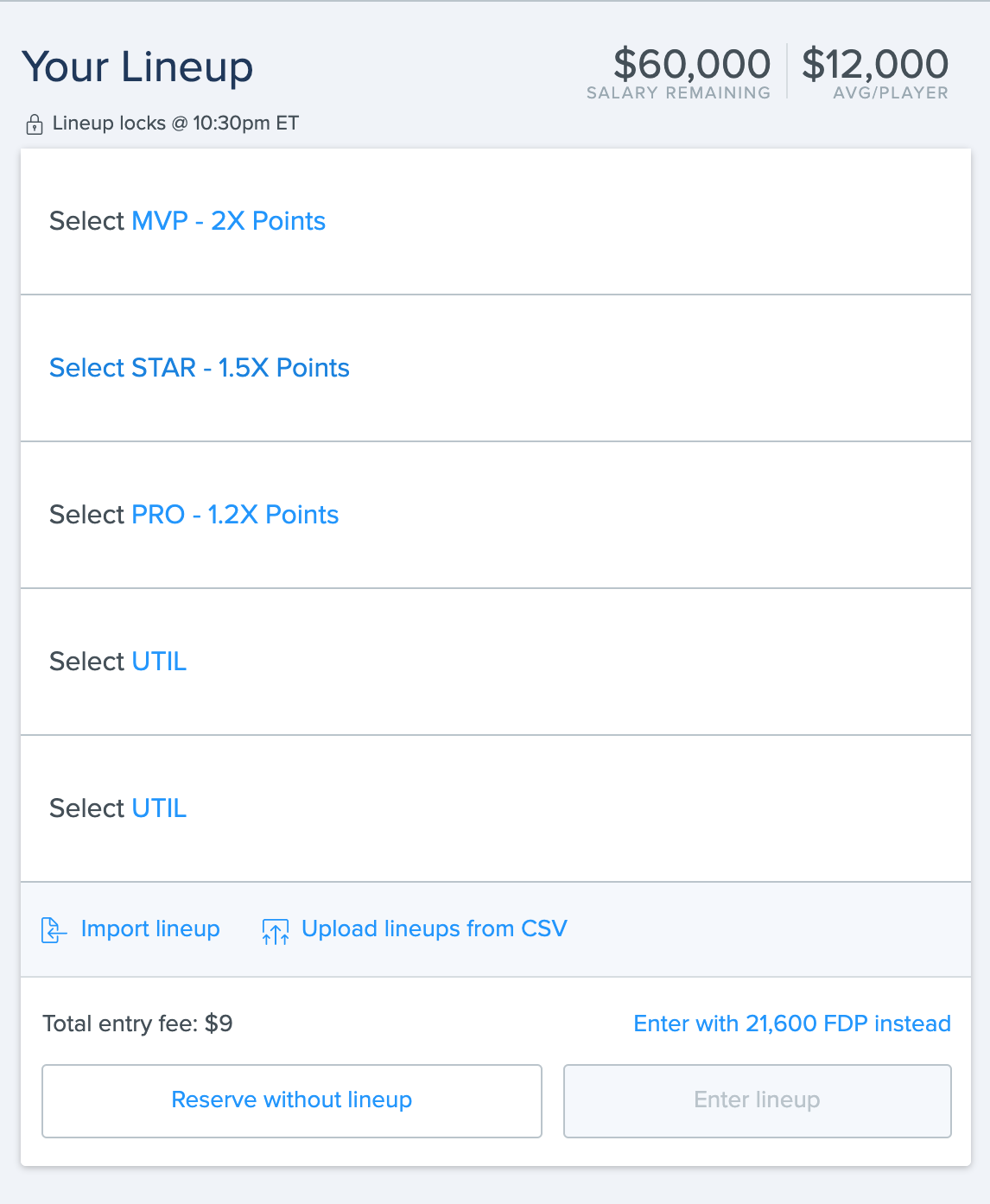 Single Game FanDuel Basketball · Issue #113 · DimaKudosh/pydfs-lineup-optimizer · GitHub
