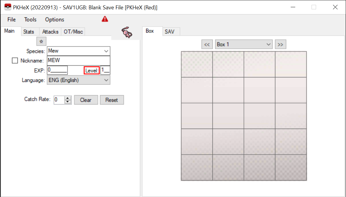 PKHeX hangs when clicking on the "Level:" text for Gens I and II · Issue #3605 · kwsch/PKHeX ...