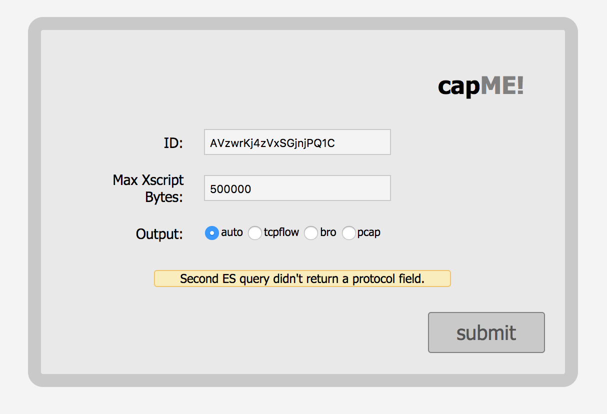 CAPME: SO/ELK, Second ES query didn't return a protocol field. · Issue ...