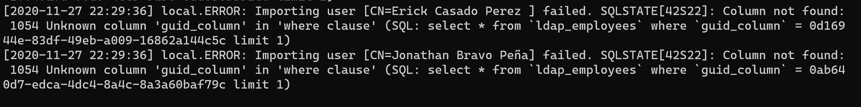 Import Users From Ldap To Save In My Local Db · Issue 229 · Directorytree Ldaprecord · Github
