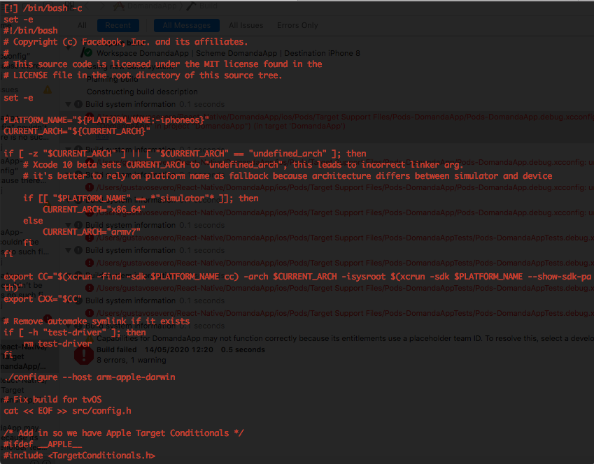 Pod install erro · Issue #28897 · facebook/react-native · GitHub