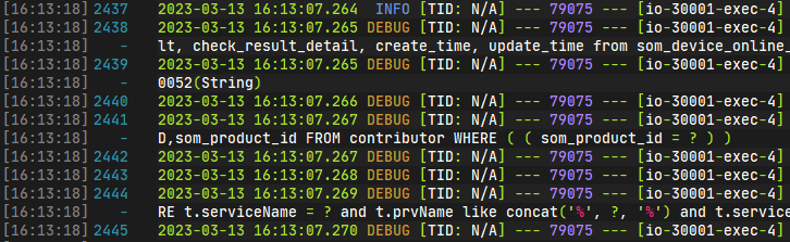 Optimize log display · Issue #8075 · Eugeny/tabby · GitHub