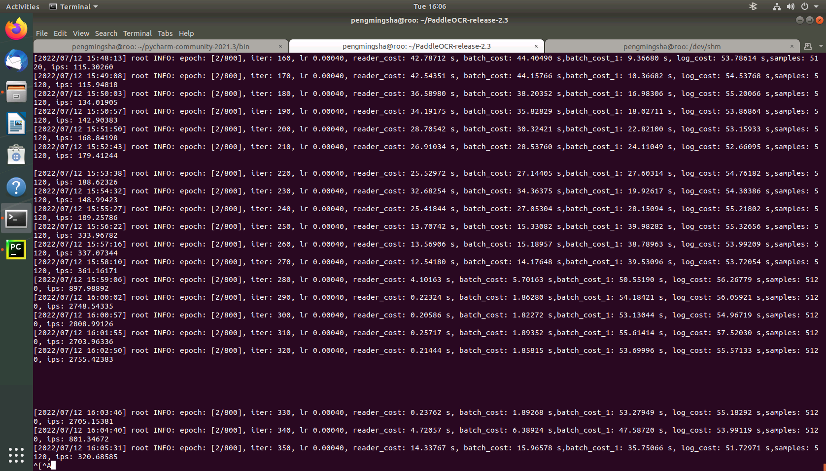 文本识别训练较慢 · Issue #6858 · PaddlePaddle/PaddleOCR · GitHub