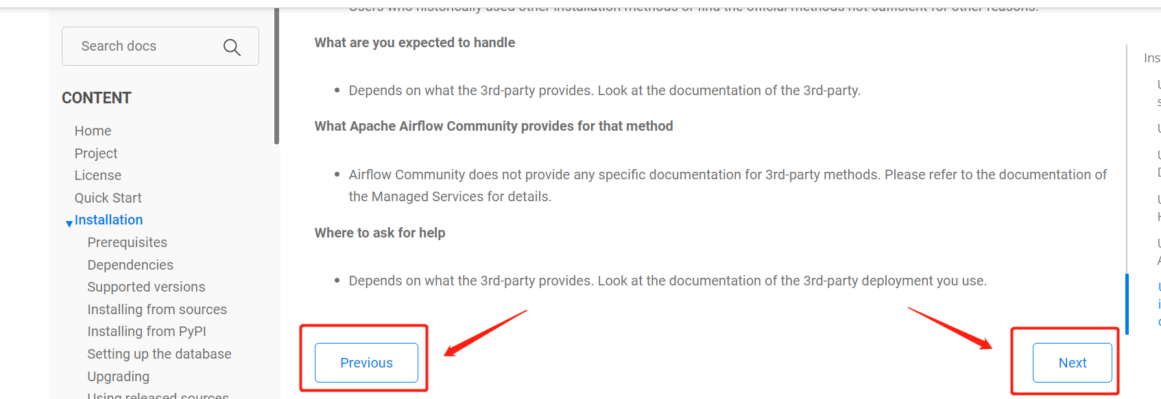 [Feature][Doc] Add previous and next page buttons on the bottom of document · Issue #7445 ...