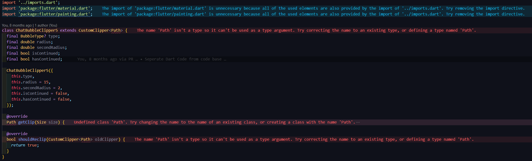 Path Isnt A Type So It Cant Be Used As A Type Argument · Issue 4200 · Dart Codedart Code 8942