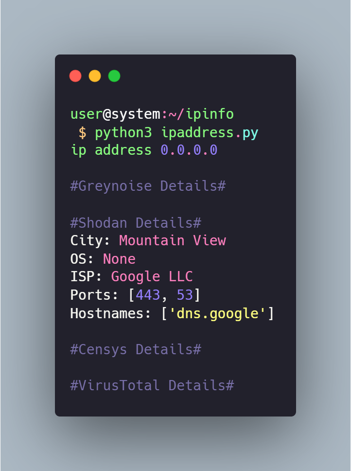 GitHub - spicy-bear/ipinfo