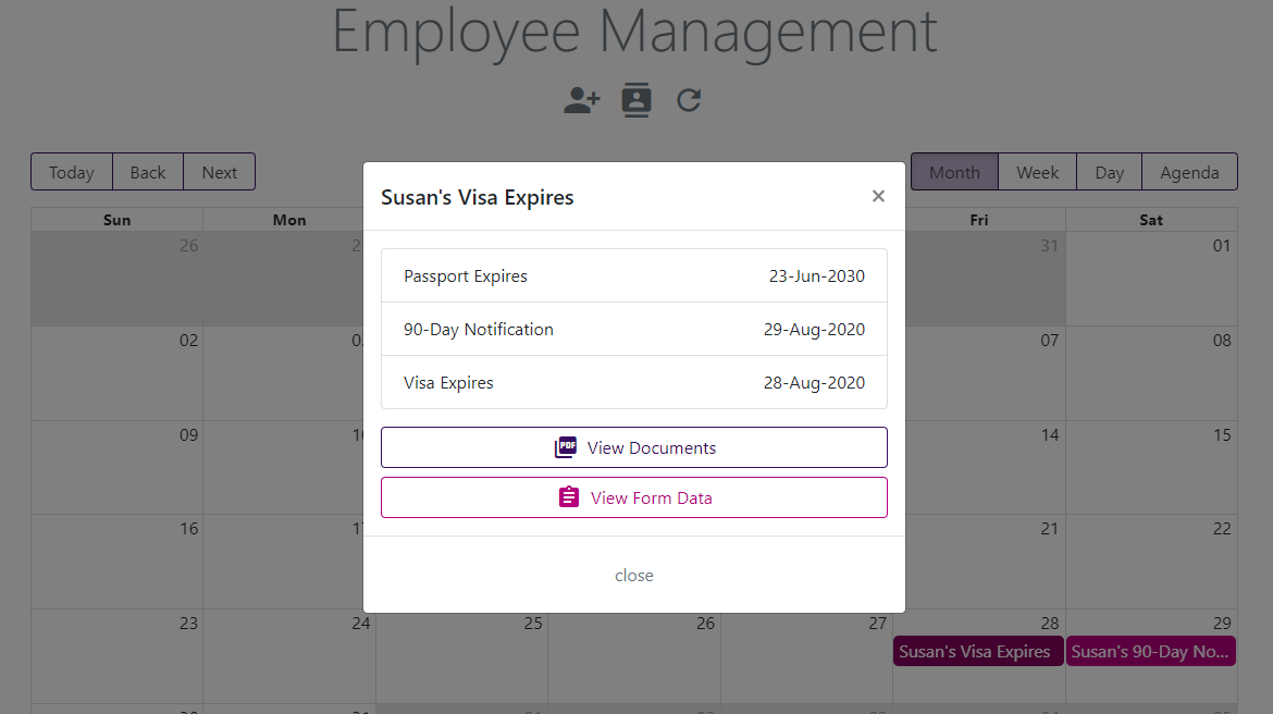 Anyone here have tried a clickable events and show a modal with the ...