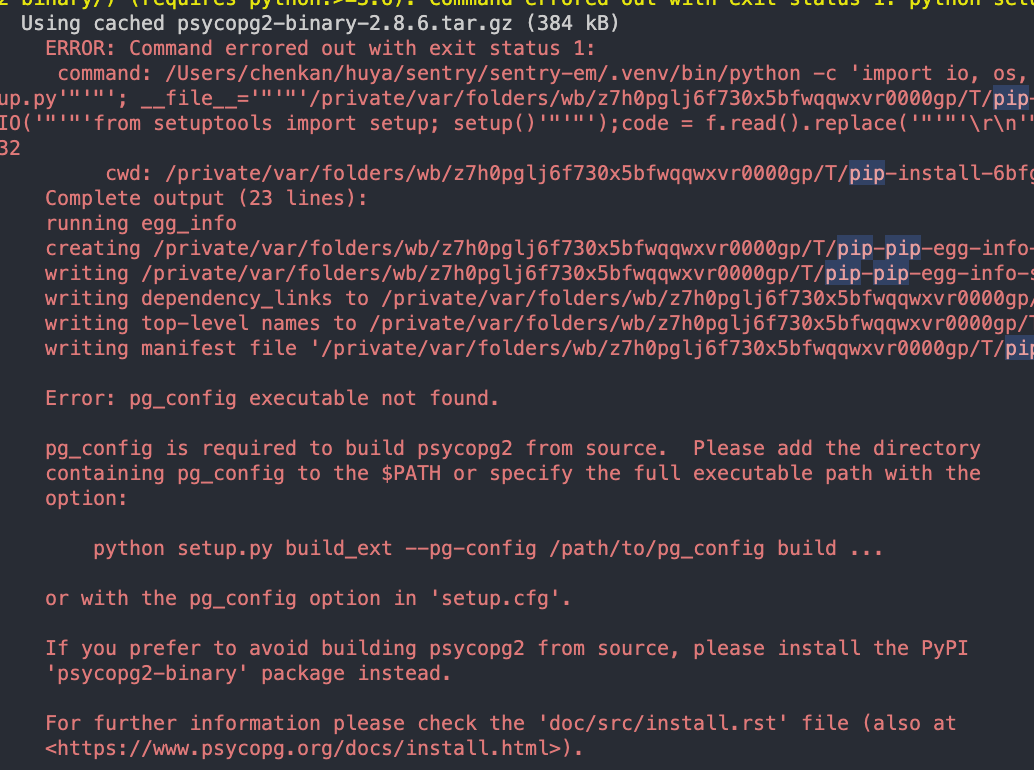 I M Using Sentry 21 6 3 I Can T Install Python 3 6 13 In My M1 Pro Monterey Mac · Issue 37405
