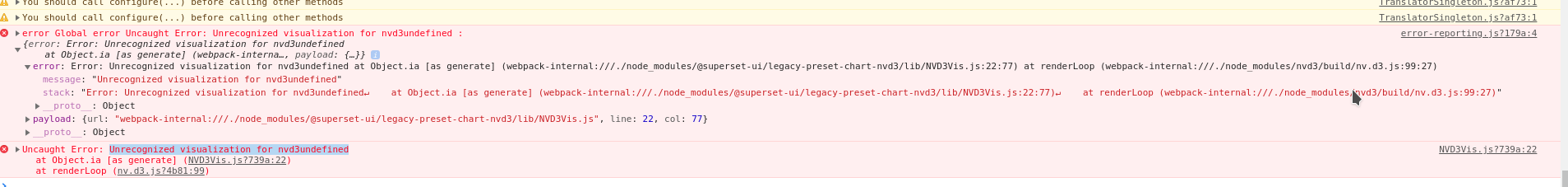 Unrecognized visualization for nvd3undefined · Issue #7917 · apache/superset · GitHub
