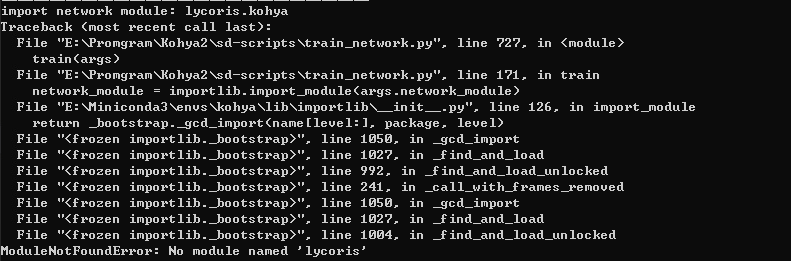 No Module Named Lycoriskohya · Issue 396 · Kohya Sssd Scripts · Github 8267