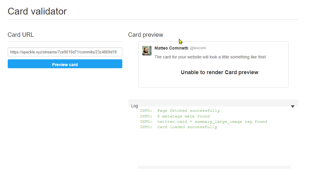 Social media cards previews for stream and commit urls · Issue #1282 ...