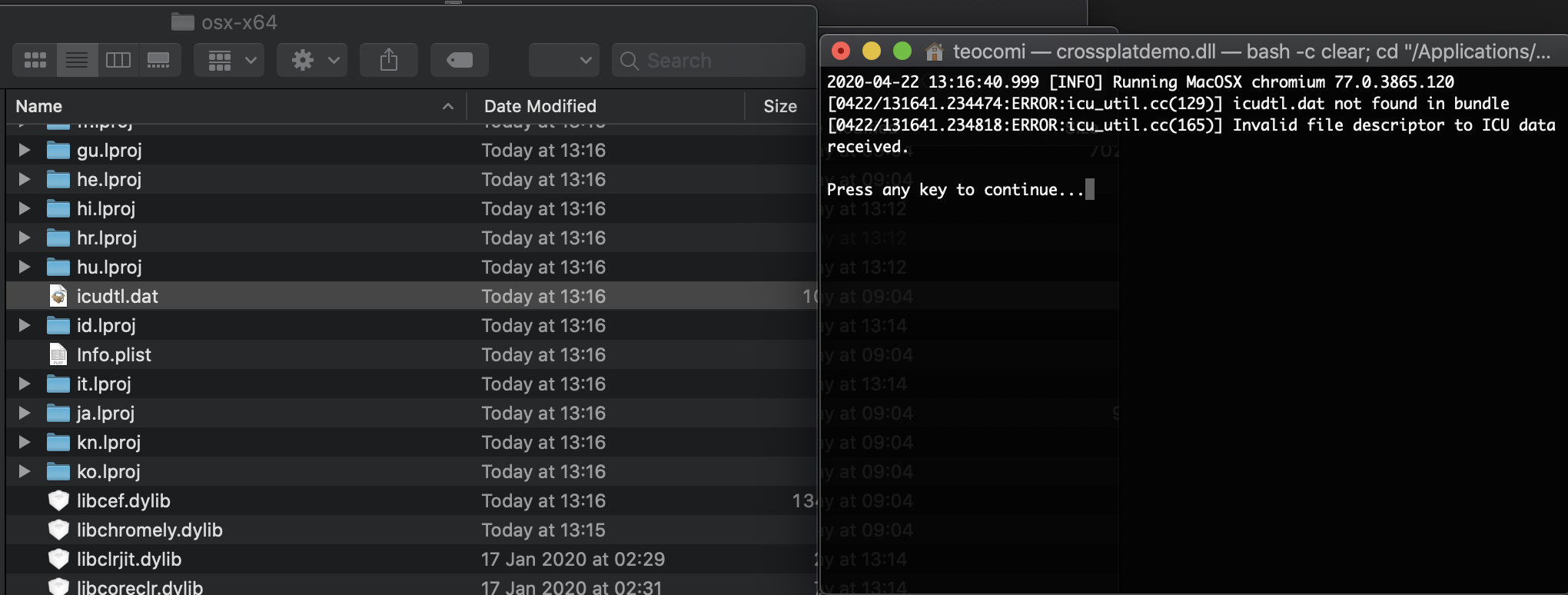 Icudtl Dat Not Found In Bundle · Issue 20 · Chromelyapps Demo Projects · Github