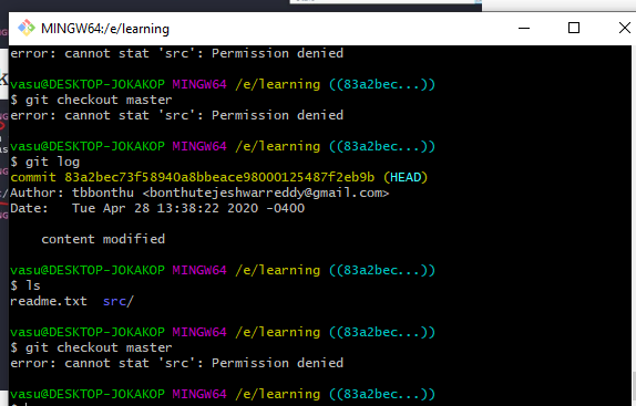 issue with git checkout master · Issue #845 · QT-DevOps/DevOpsIssues · GitHub