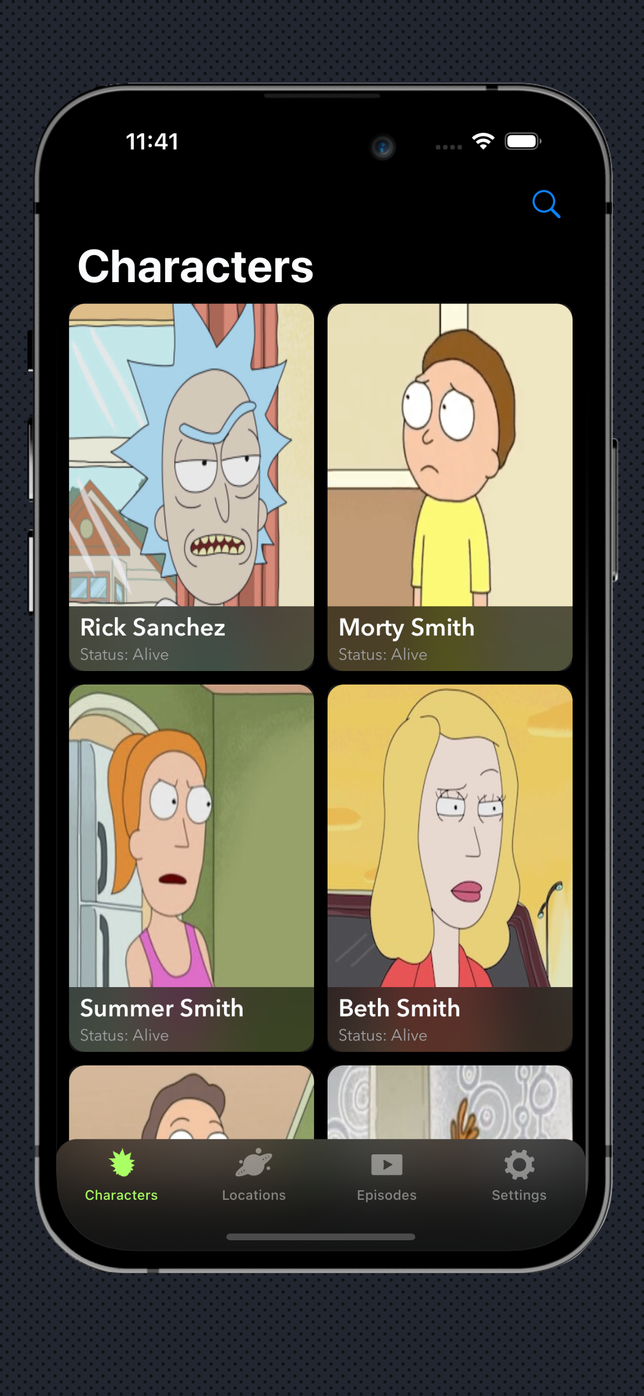 GitHub - danielkarath/RickAndMortyIOS