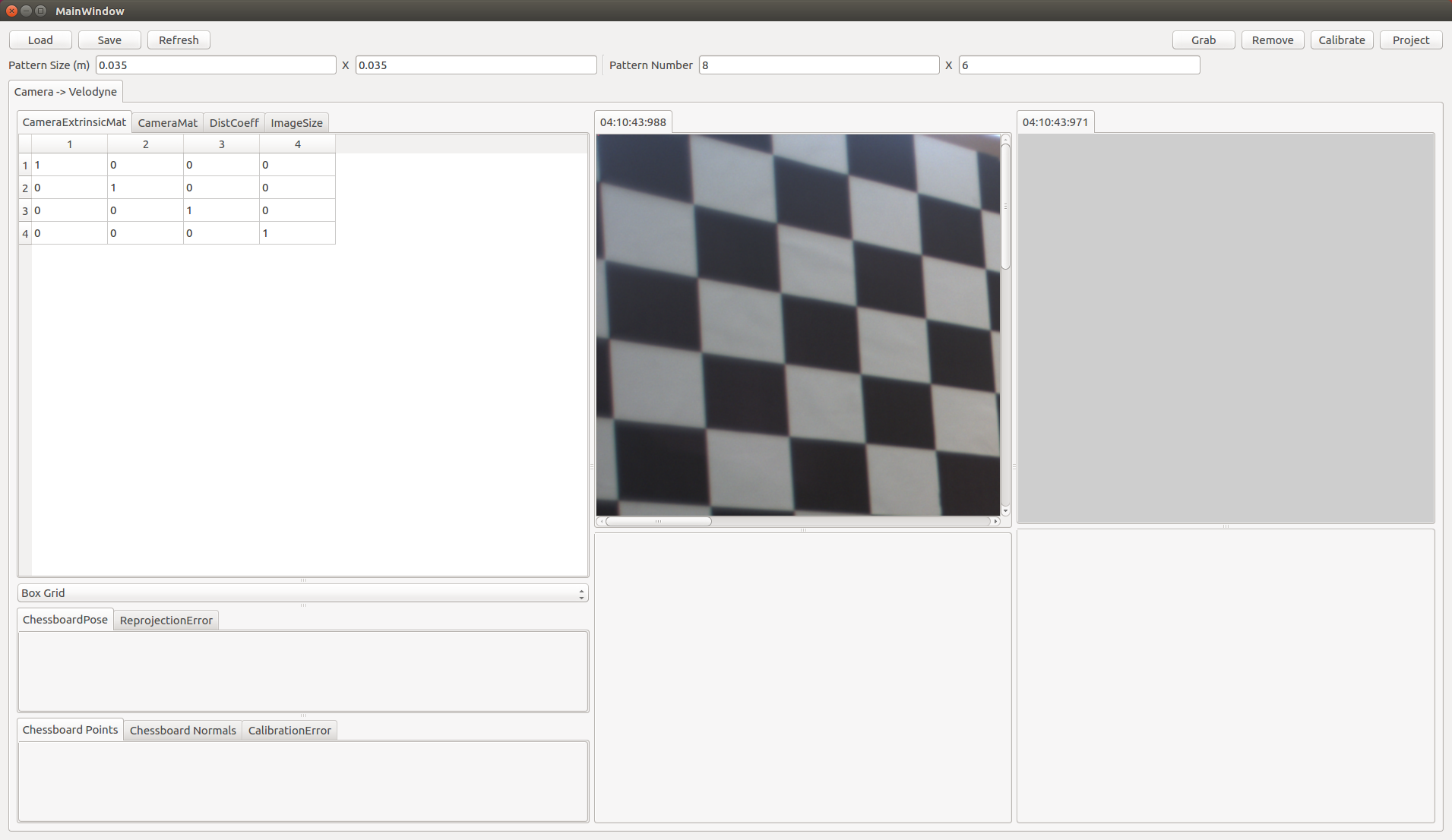 Point cloud visible with RViz but invisible with calibration toolkit · Issue #40 ...