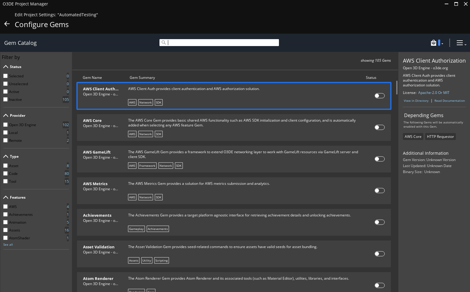 Gem Catalog text not formatted correctly · Issue #7223 · o3de/o3de · GitHub