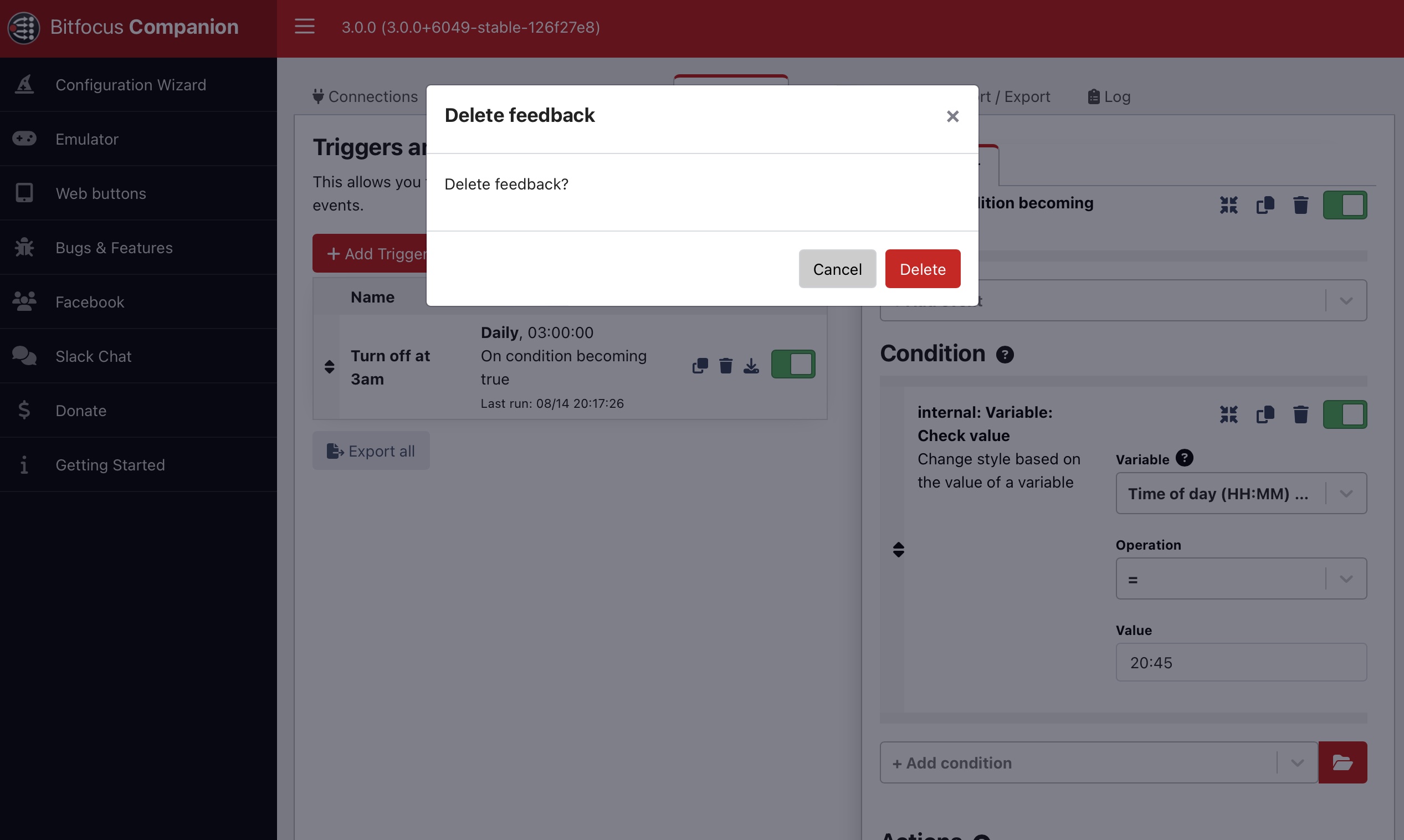 [BUG] · Issue #2550 · bitfocus/companion · GitHub