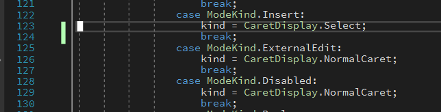 Delay before showing insertion caret after 'o' command · Issue #2424 · VsVim/VsVim · GitHub
