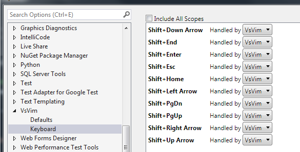 Not able to select text to the right of cursor with shift key pressed · Issue #2775 · VsVim ...