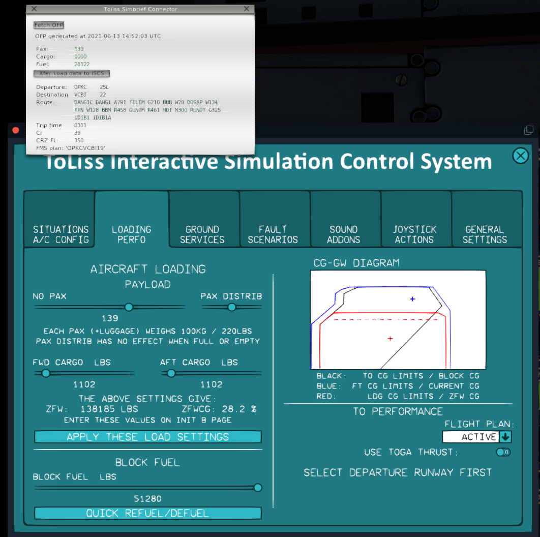 Block fuel is always loading max 51280 (lb) · Issue #2 · hotbso/toliss_simbrief · GitHub