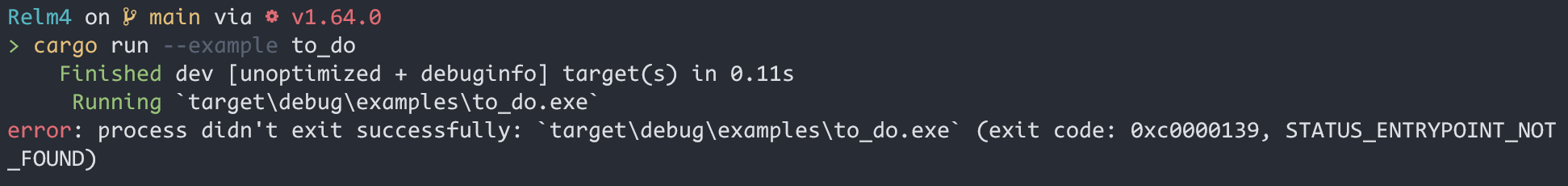 Running examples on Win11 failed · Issue #332 · Relm4/Relm4 · GitHub