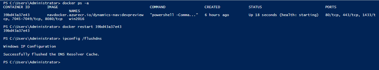 Cannot find host container · Issue #69 · microsoft/nav-docker · GitHub