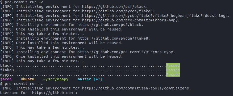 Pre-commit hook requires username and password to intialize · Issue #232 · commitizen-tools ...
