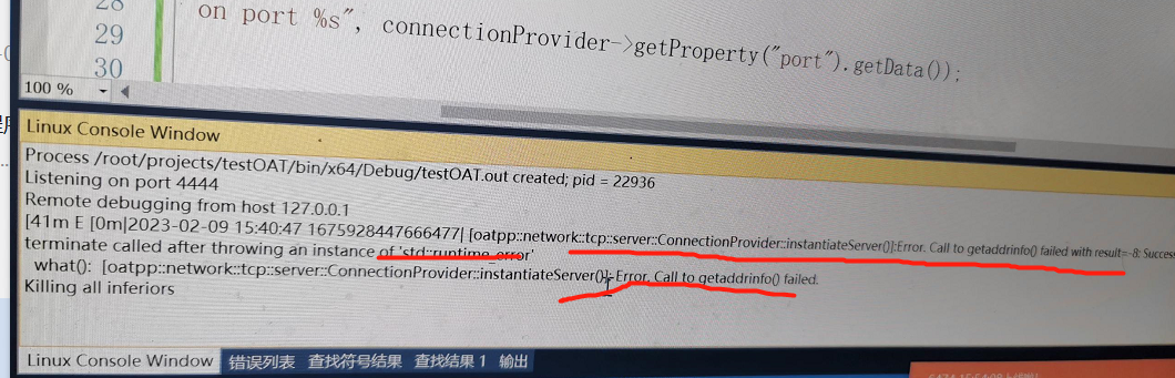Connectionprovider Createshared Reports Error Call To Getaddrinfo Failed With Result 8