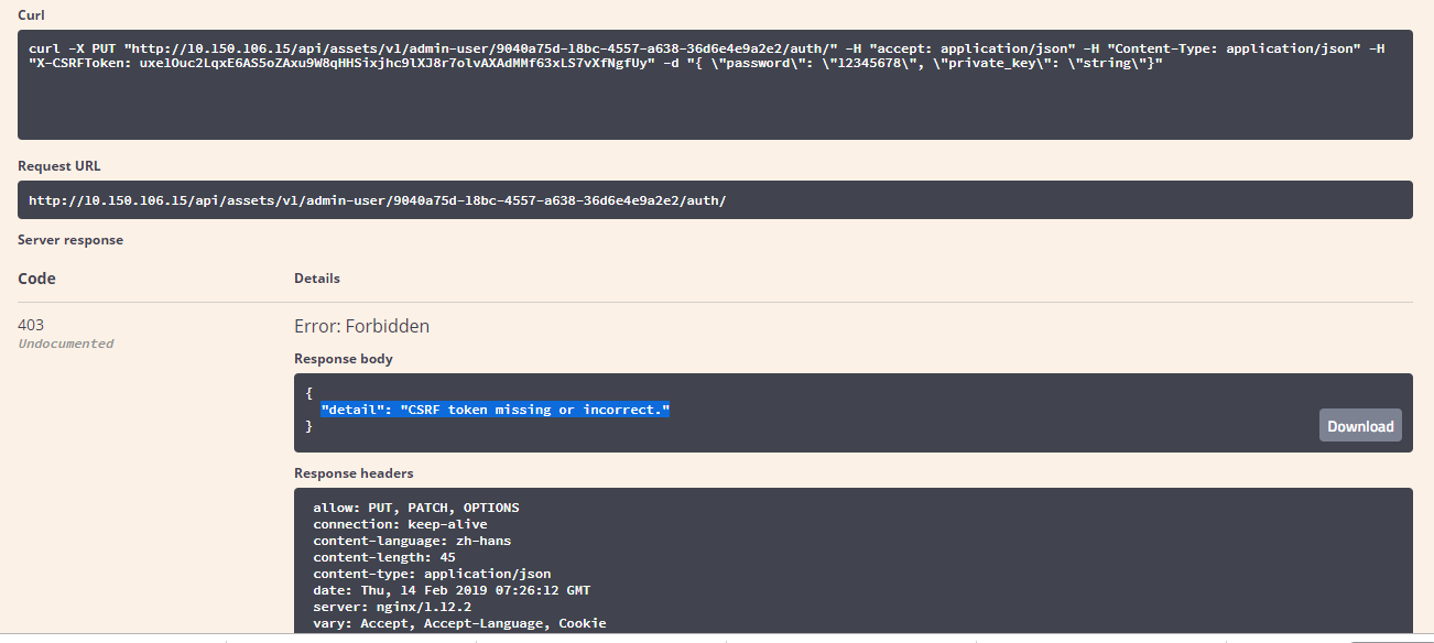 用api如何能修该管理用户的密码 · Issue #2390 · jumpserver/jumpserver · GitHub