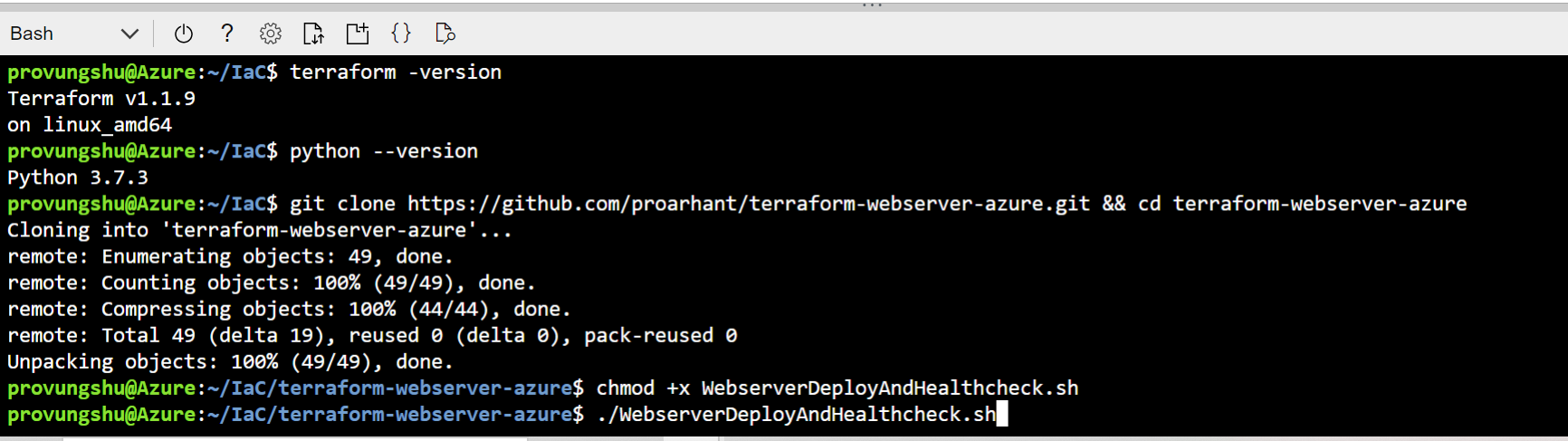 GitHub - proarhant/terraform-webserver-azure: Sample webserver ... GitHub - proarhant/terraform-webserver-azure: Sample webserver ...