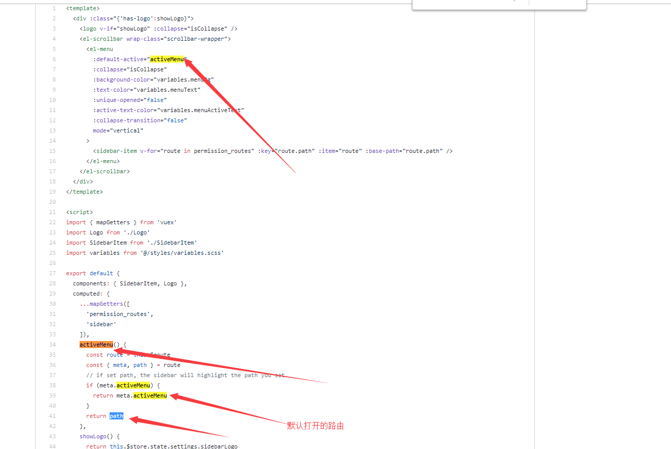 关于侧边栏跳转 · Issue 2389 · Panjiachenvue Element Admin · Github 0173