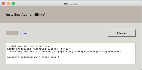 Manage Packages results in error for Adafruit-Blinka · Issue #1825 · thonny/thonny · GitHub