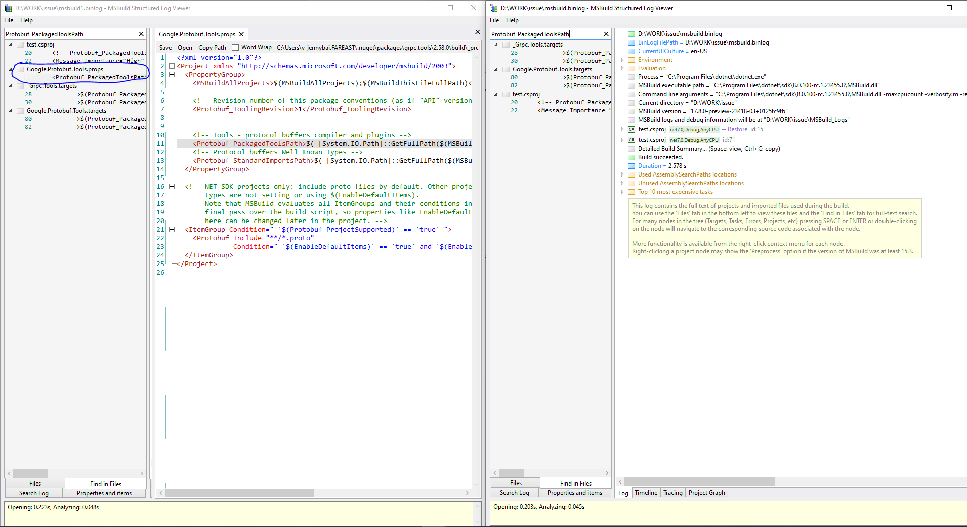 [bug] Properties Not Set When Both And In Project · Issue 9216 · Dotnet Msbuild · Github