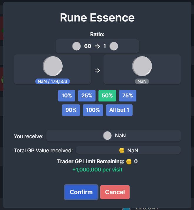 [Bug] v1.1.1: Purchasing Rune Essence in Township Trader produces NaN · Issue #2986 · MelvorIdle ...