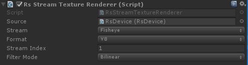 T265 fisheye stream in Unity? · Issue #3939 · IntelRealSense/librealsense · GitHub