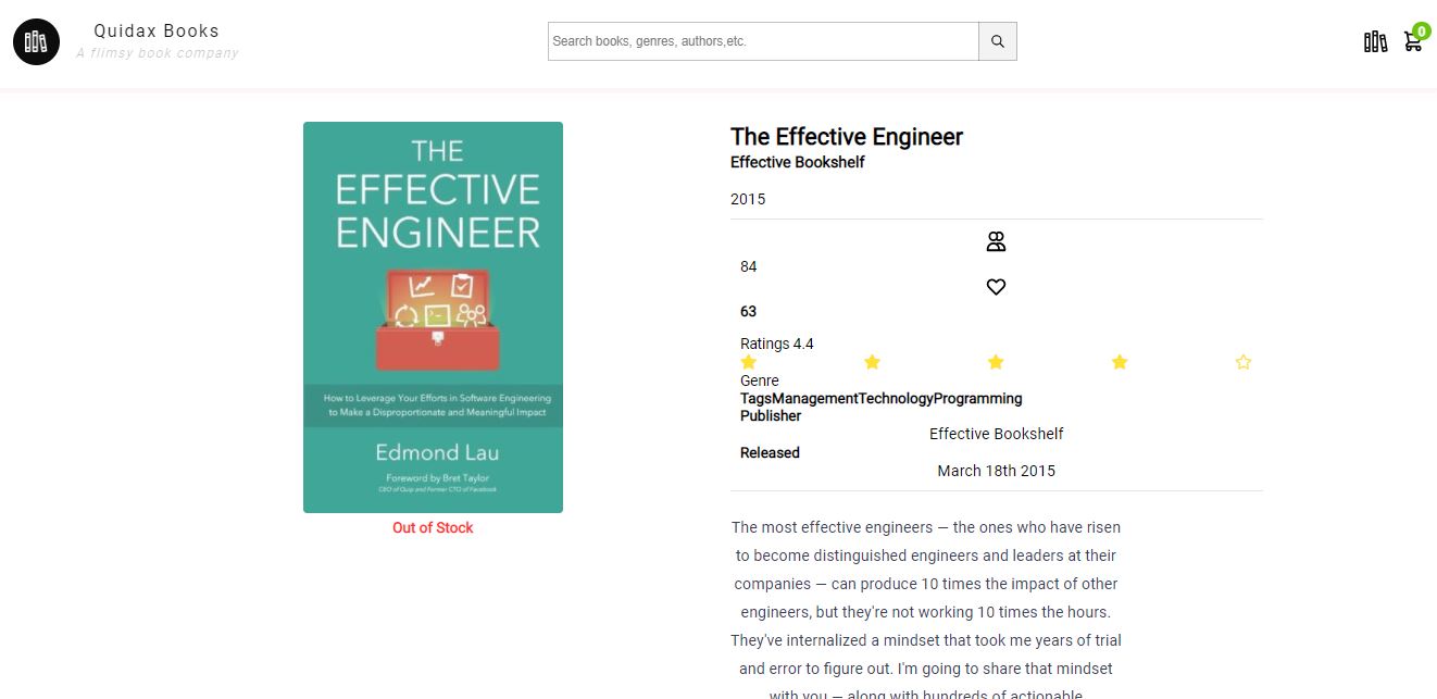 GitHub - jamesoyanna/QuidaxBook-App: A simple eCommerce book application built with React Js and ...
