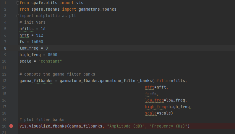 In fbanks_gamma_example I found a mistake · Issue #26 · SuperKogito/spafe · GitHub