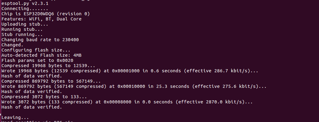 ESP32 stays in bootloader after flashing with esptool.py · Issue #427 · cesanta/mongoose-os · GitHub