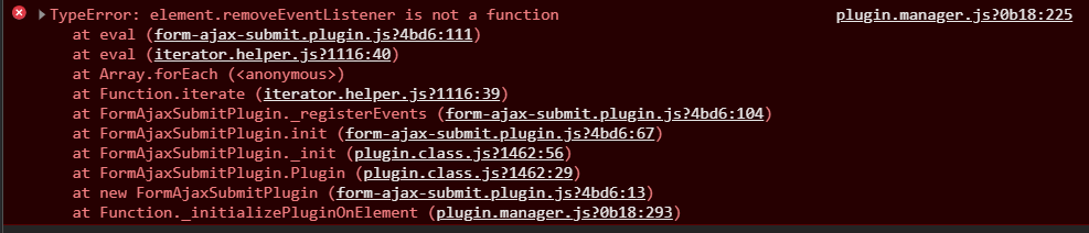 Javascript Module FormAjaxSubmitPlugin produces error · Issue #1479 · shopware/shopware · GitHub